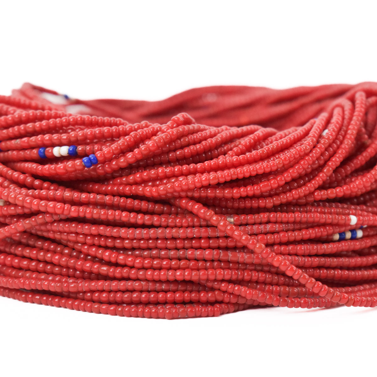 Baule Tamba Red Seed Bead Necklace – Africa Direct