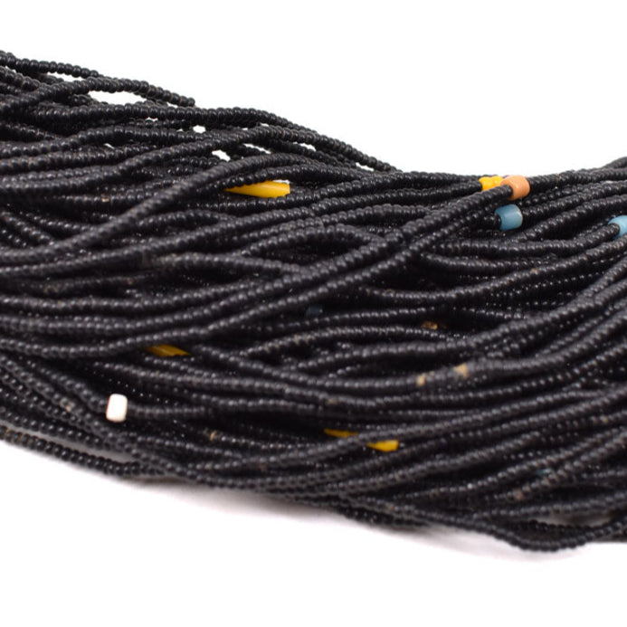 Black Baule Tamba Seed Bead Necklace – Africa Direct