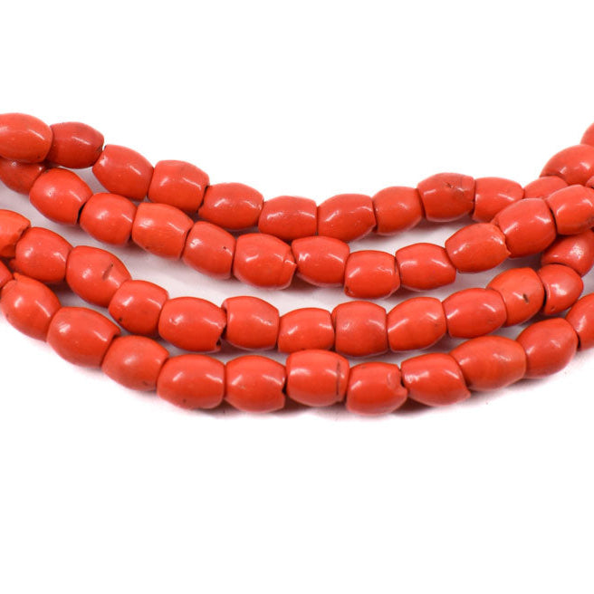 Baule Tamba Red Seed Bead Necklace – Africa Direct