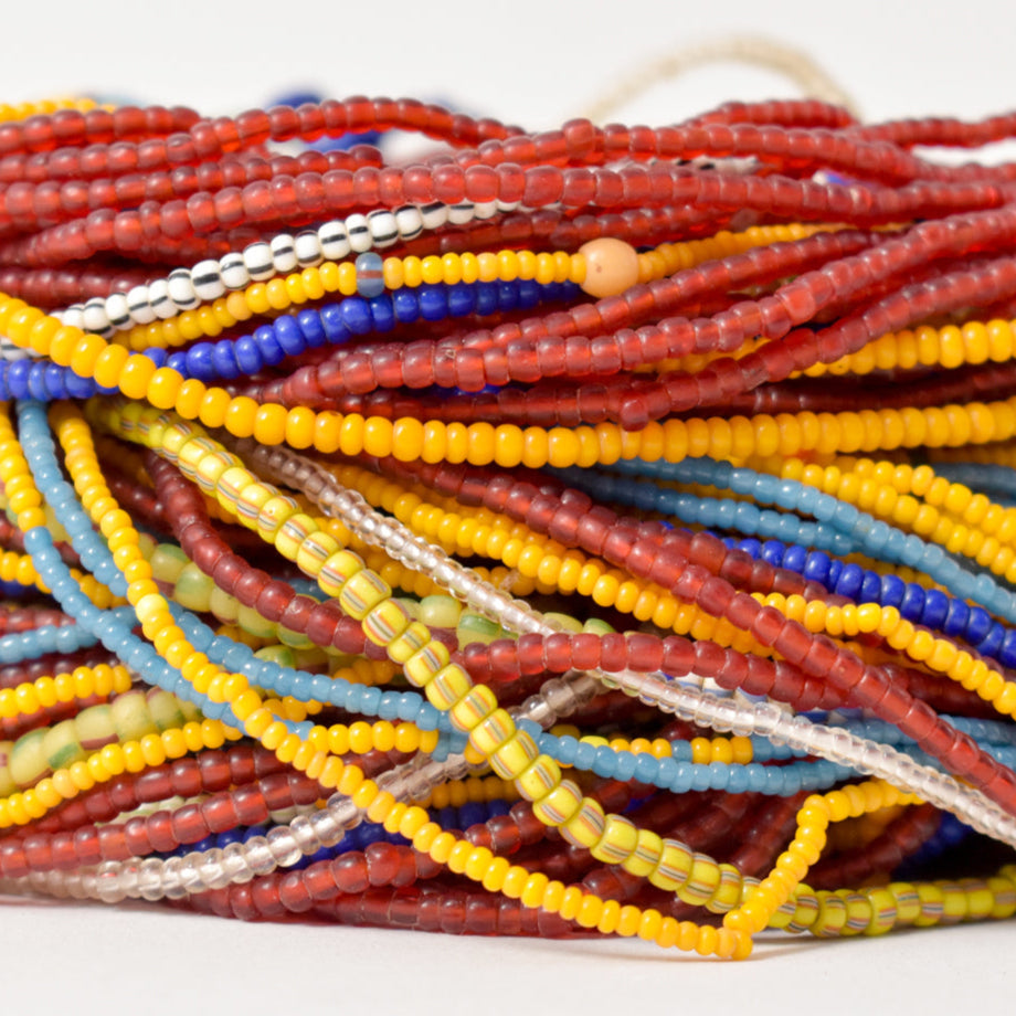 Baule Tamba Multicolor Seed Bead Necklace Sidley Collection – Africa Direct