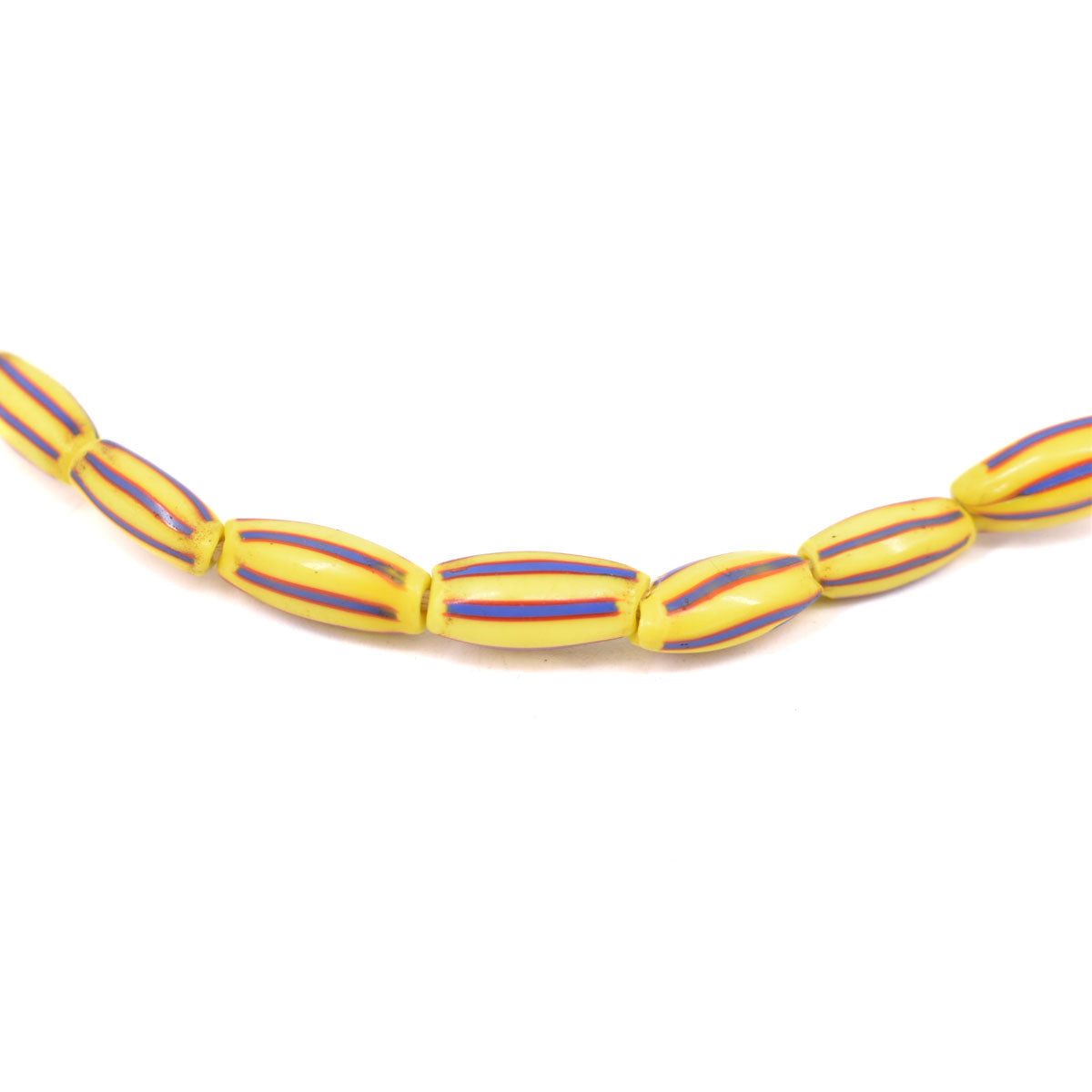 Striped Venetian Yellow Trade Beads – Africa Direct