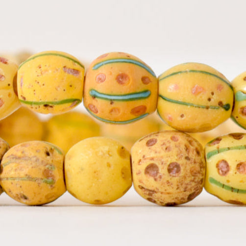 Venetian Yellow Trade Beads JK Brown Collection – Africa Direct