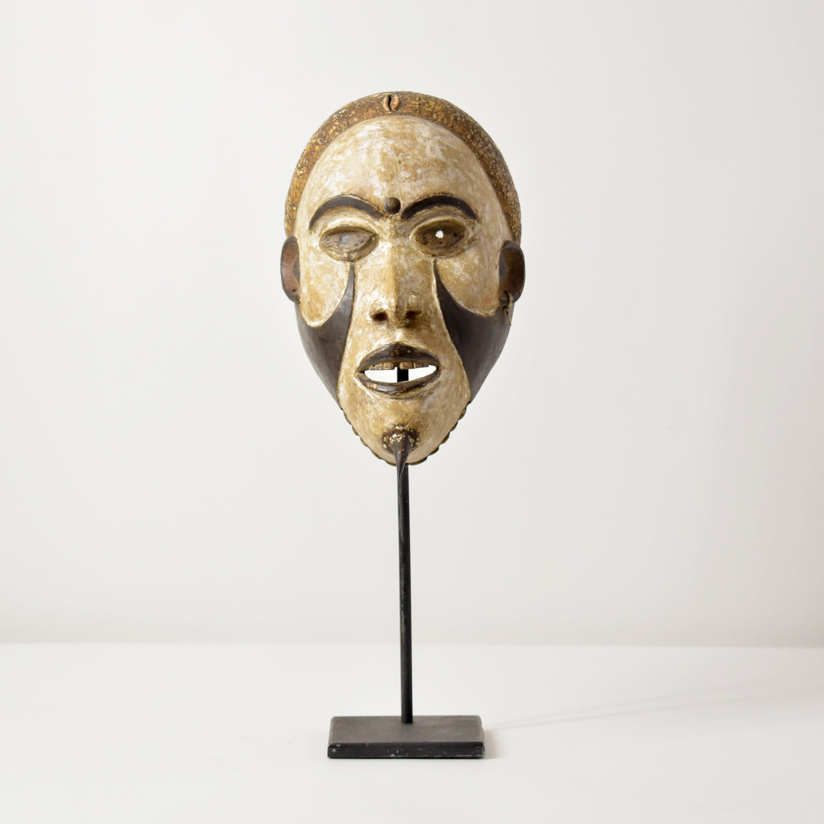 Ibibio Eket Mask With Cowrie Shell And Horn Cross River Nigeria Sidley ...