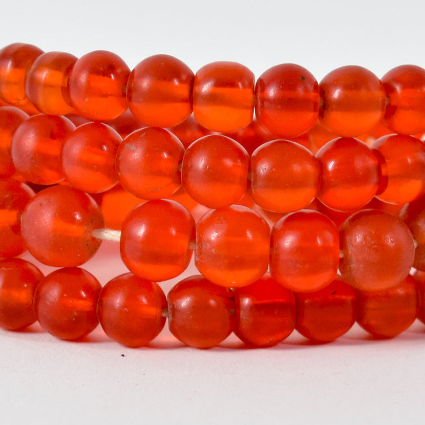 Bohemian Translucent Red Trade Beads Czech 32 Inch – Africa Direct