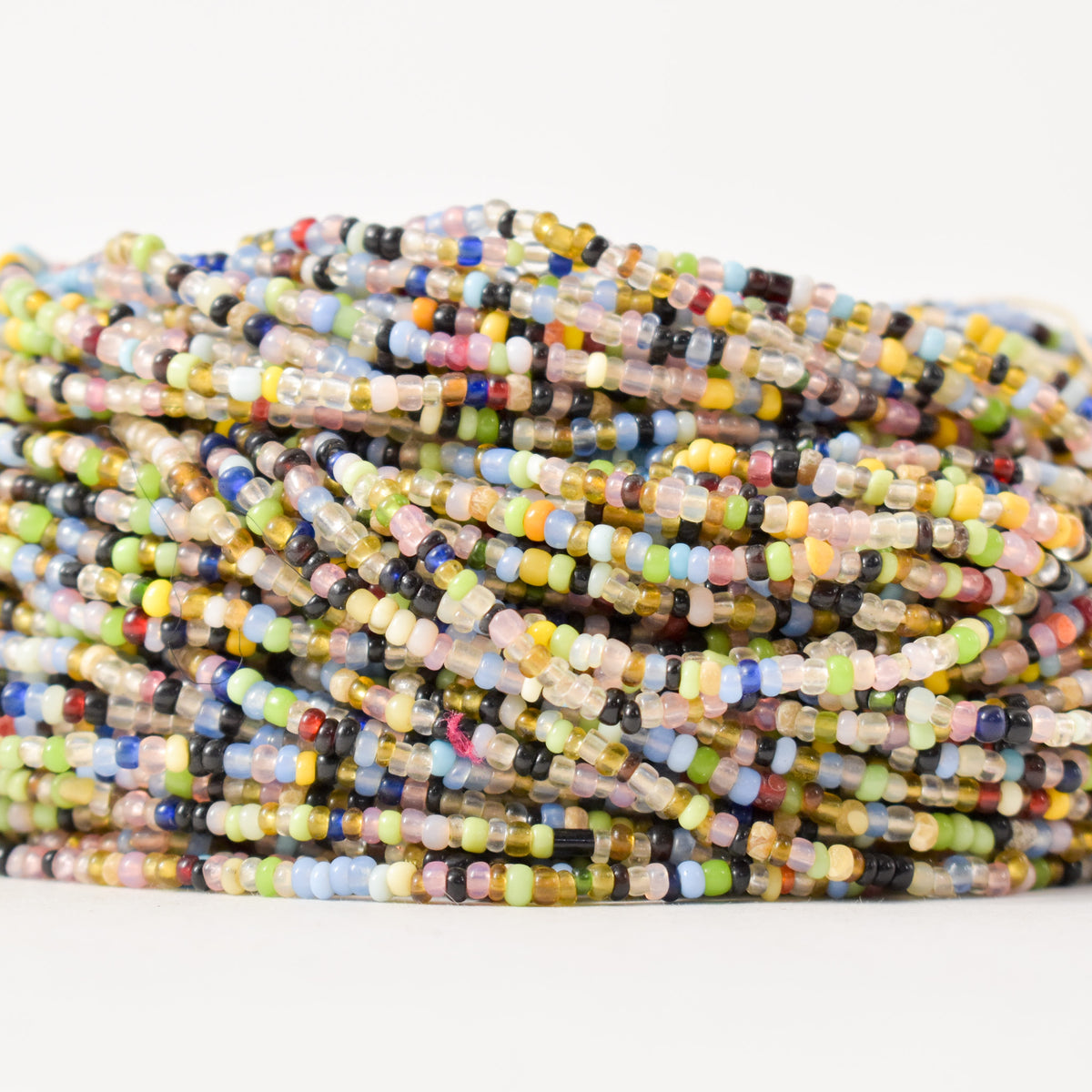 Baule Tamba Multicolor Seed Bead Necklace 32 Inch – Africa Direct