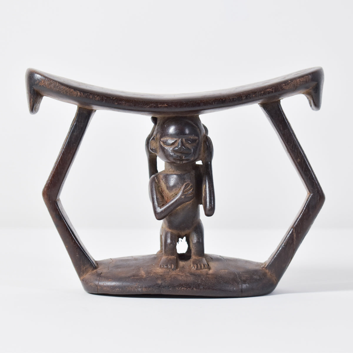 Luba Figural Miniature Headrest Congo – Africa Direct