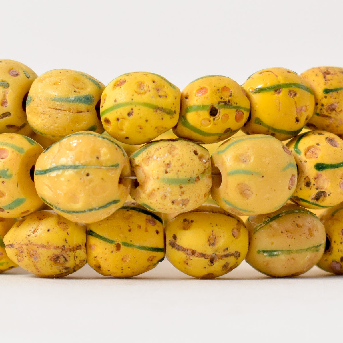 Venetian Yellow Trade Beads JK Brown Collection – Africa Direct