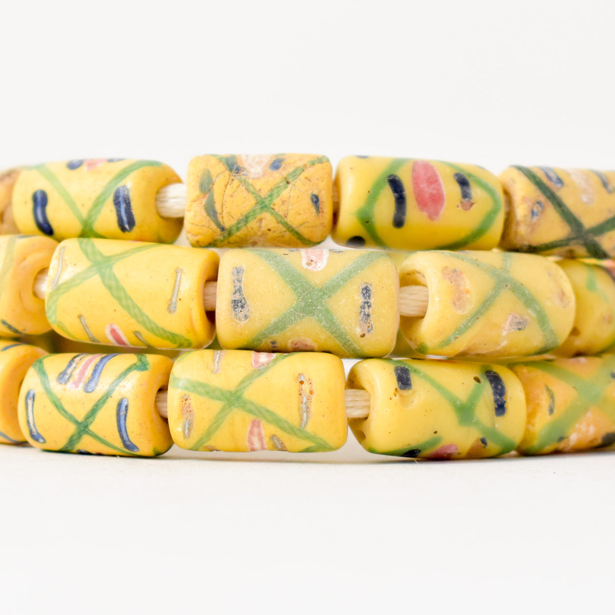 Venetian Yellow Trade Beads – Africa Direct