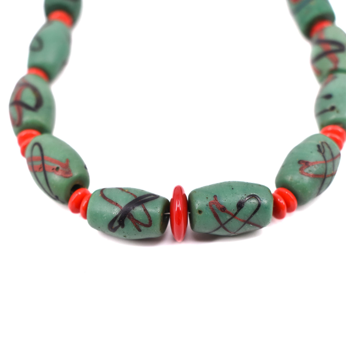 Venetian and Vulcanite Beads Necklace Ruth Flynn Collection – Africa Direct