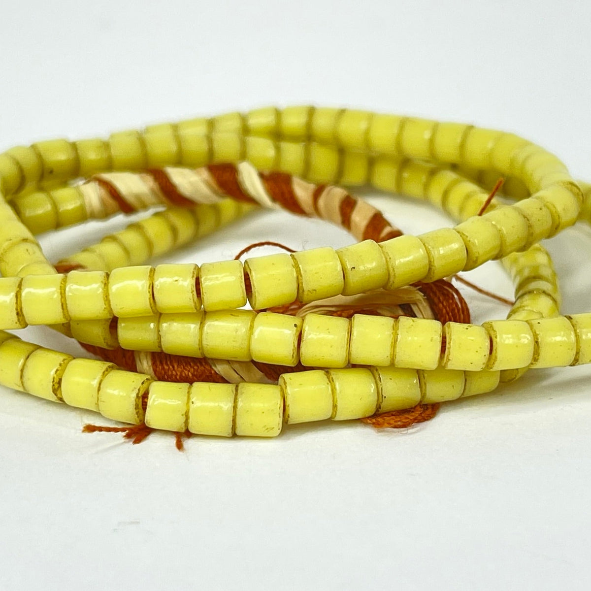 Tile Yellow Trade Beads – Africa Direct