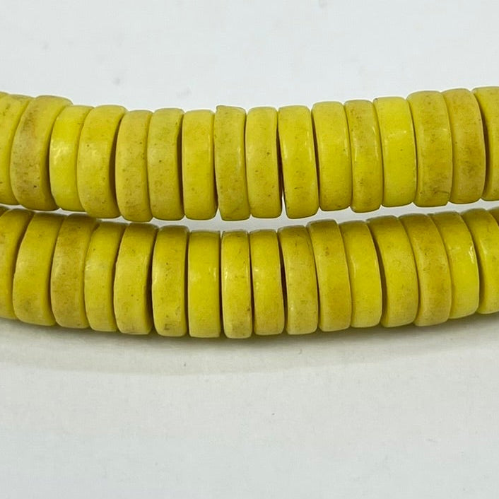 Bohemian Button Yellow Trade Beads – Africa Direct