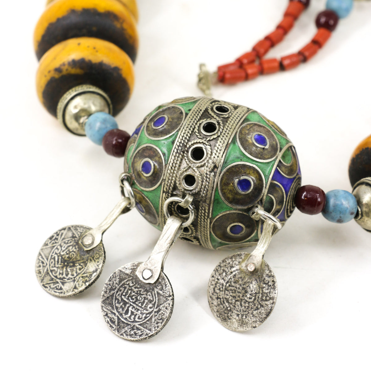 Berber Beaded Moroccan Necklace 30 Inch – Africa Direct