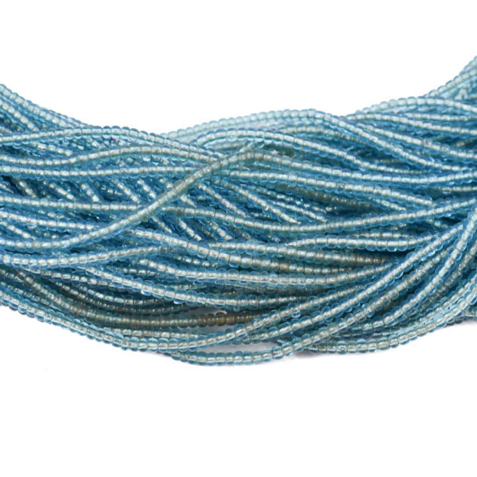 Baule Tamba Translucent Turquoise Seed Bead Necklace – Africa Direct